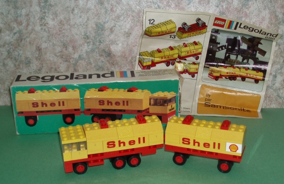 LÉGO CAMION SHELL - Reves antiques