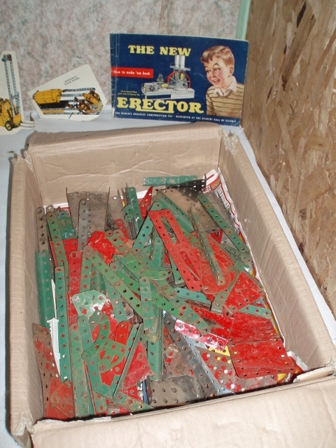 LOT DE PIÈCES DE JEU MÉCANO - Reves antiques